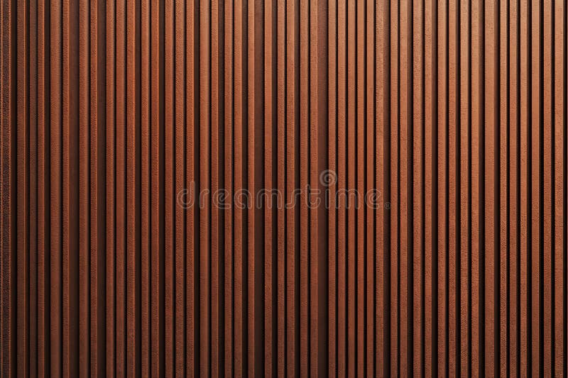 Close-up View of a Bronze-toned Decorative Panel Featuring Vertical ...