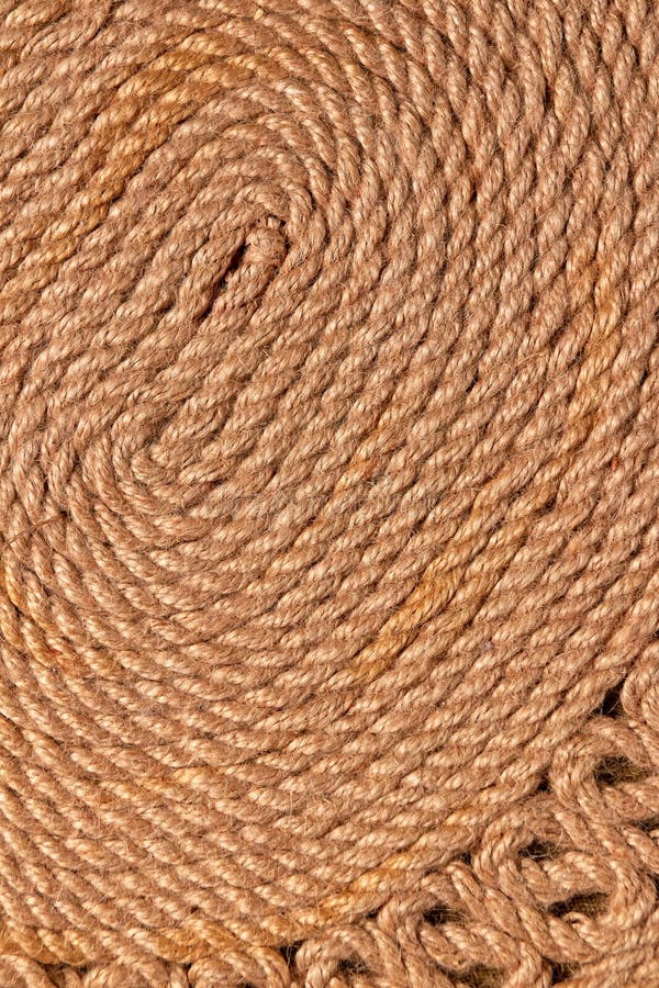 Close Up View of Brown Rope Pattern Stock Image - Image of pattern ...