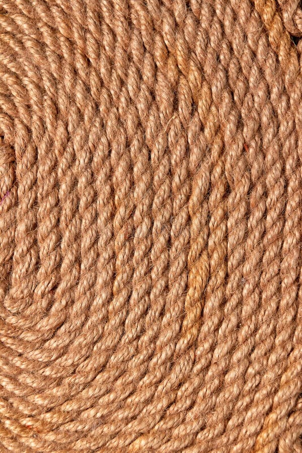 Close Up View of Brown Rope Pattern Stock Image - Image of closeup ...