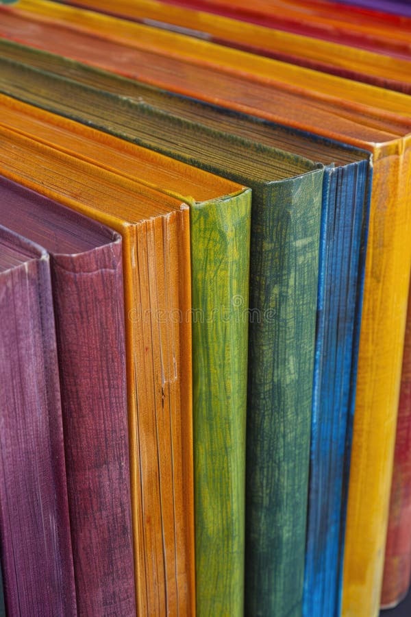 A Close-up View of a Bunch of Books on a Shelf. Ideal for Educational ...