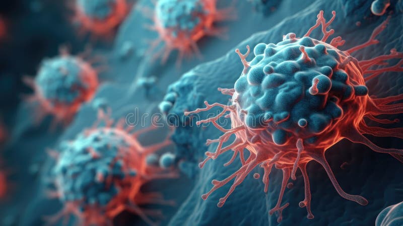 A Close-up View of a Bunch of Cells. Perfect for Scientific or Medical ...