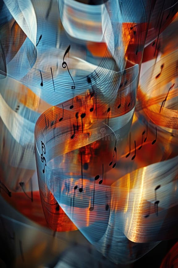 A Close-up View of a Bunch of Musical Notes, Ideal for Music-related ...