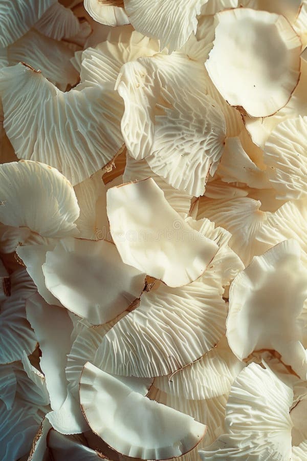 A Close Up View of a Bunch of White Shells. Perfect for Beach-themed ...
