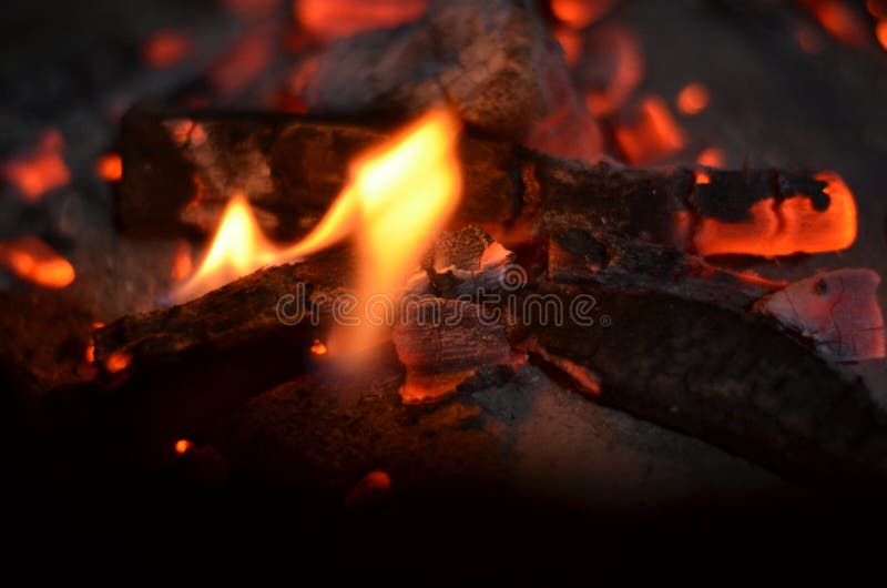 Live coals stock photo. Image of heat, fire, orange, grill - 17416164