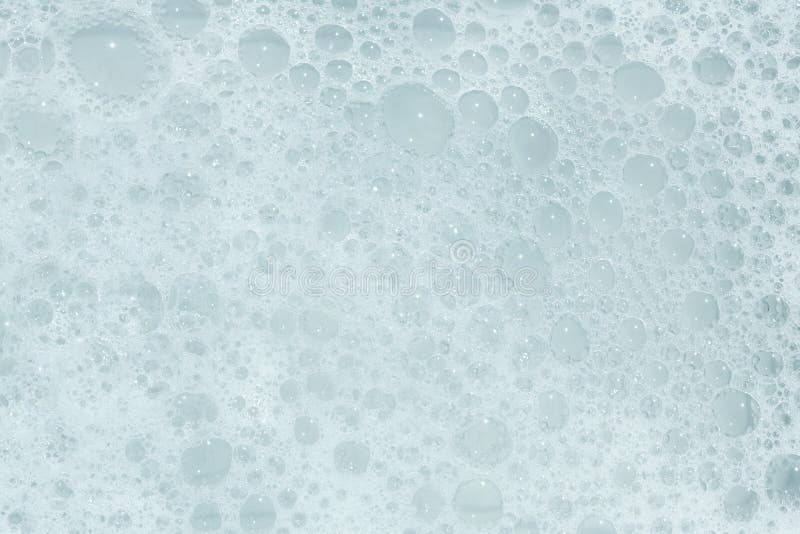 Bubbles Create a Serene Texture in a Close-up View of Foamy Liquid ...