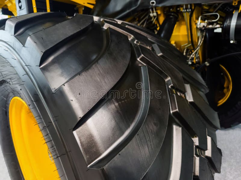 Heavy-duty Tractor Tire Showcasing Engineering and Design in ...