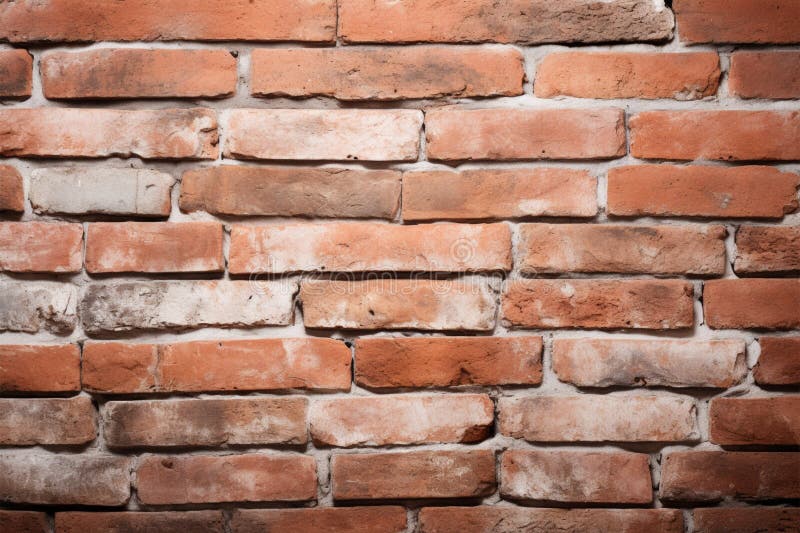 Close Up View Captures the Texture and Charm of a Brick Wall Stock ...