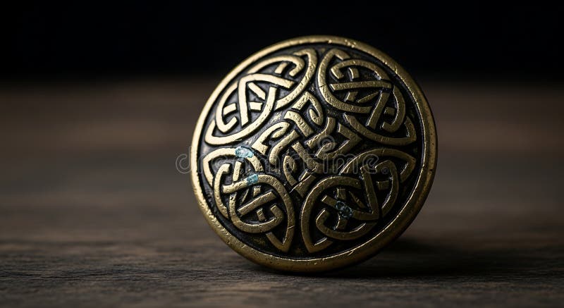 Ancient Bronze Celtic Knot Medallion Stock Illustrations – 7 Ancient ...