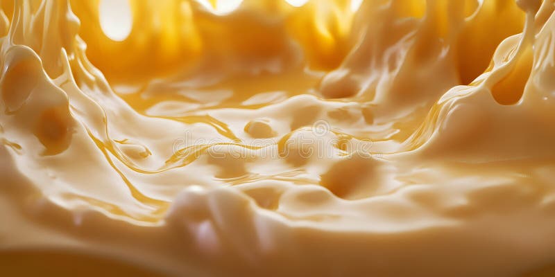 Close-up View of Stretchy Strands of Melted Cheese in Action Showcasing ...