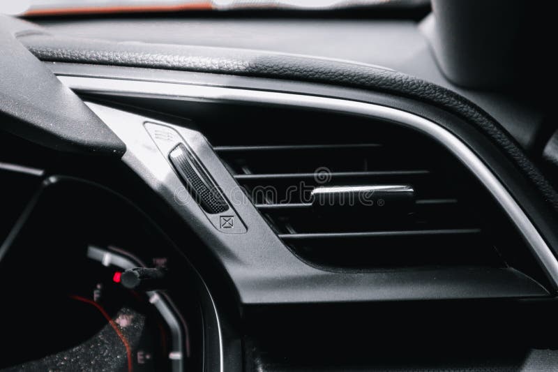 Close-up View of Car Air Vents. Stock Photo - Image of automotive ...