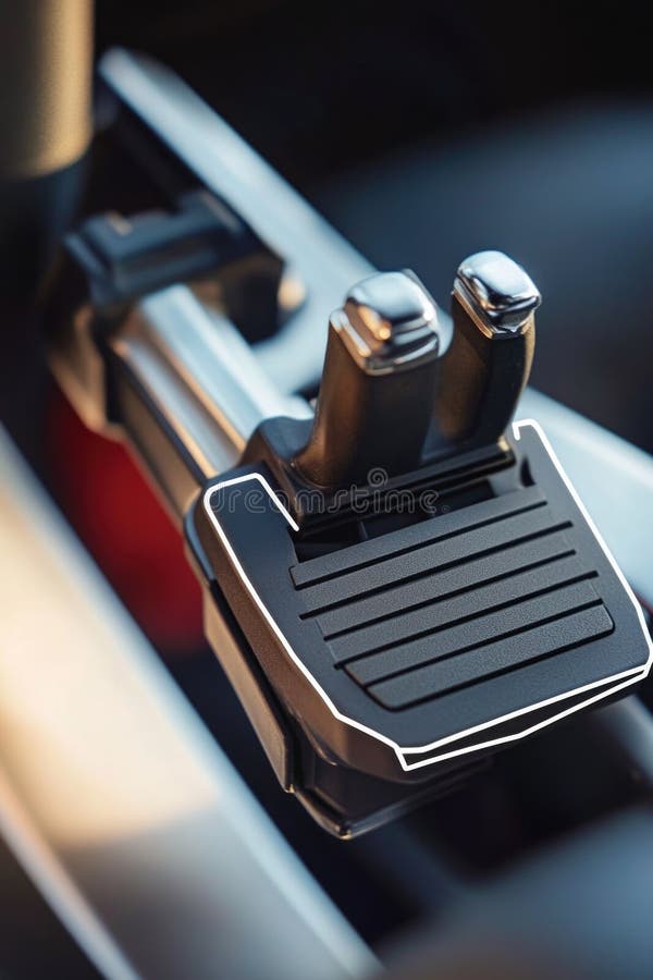 A Close-up View of a Car S Dashboard Showing the Steering Control and ...