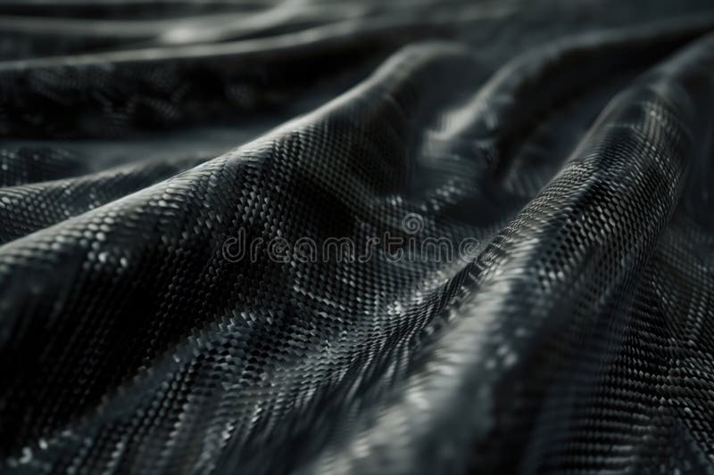 Close-up View of Carbon Fiber Fabric with Geometric Pattern. Fabric ...
