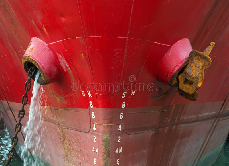 Close Up View of Cargo Ship Stock Image - Image of pier, boat: 75194885