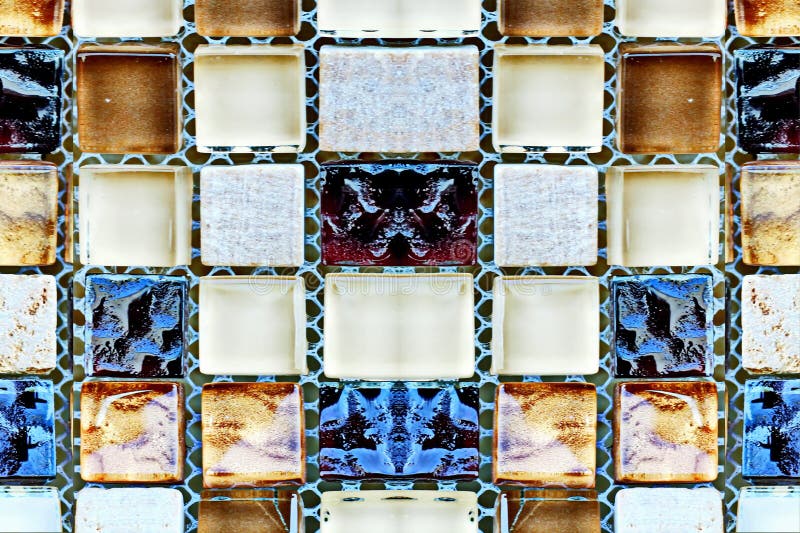 A Close-up View of Ceramic Tile and Small Brick Used for Facing Wall ...