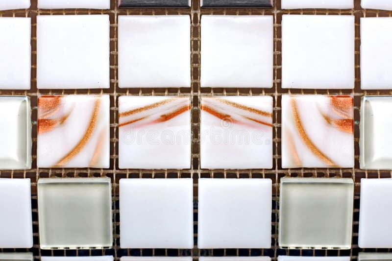 A Close-up View of Ceramic Tile and Small Brick Used for Facing Wall ...