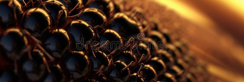 A Close Up View of a Chain Link Fence. Generative AI Image. Stock ...