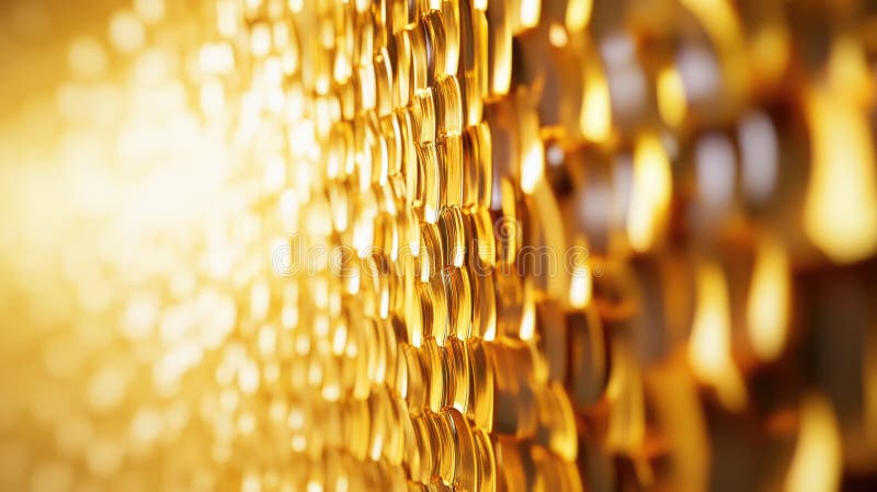 A Close-up View of a Chain Link Fence with Sharp Metal Wires and a ...