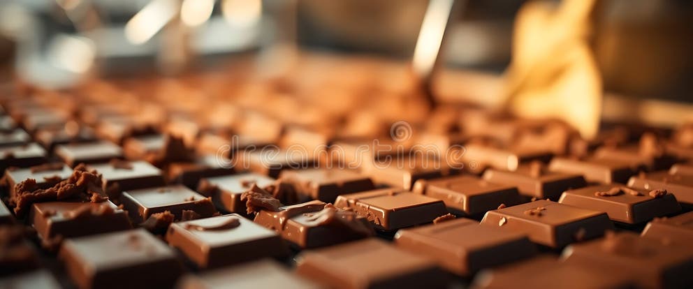 Close Up View of a Chocolate Keyboard Stock Illustration - Illustration ...