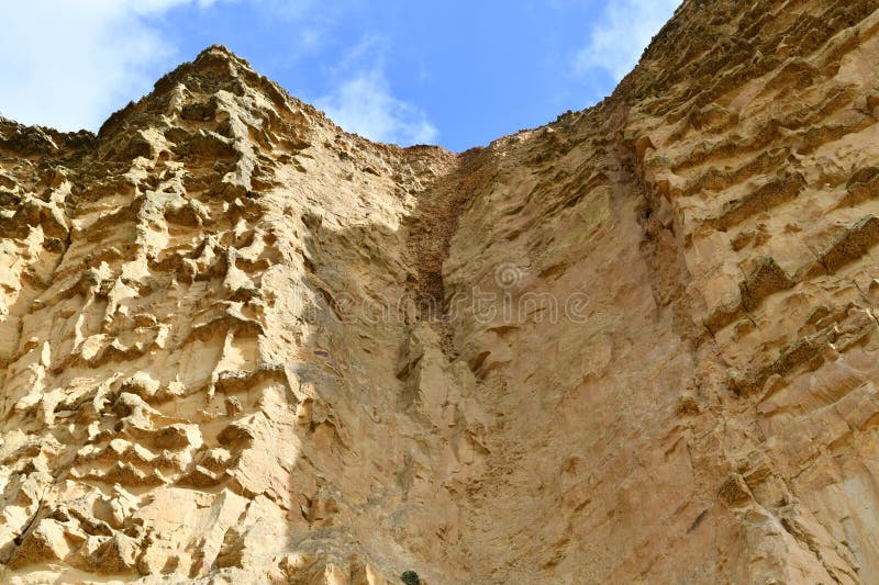 Close Up View of the Cliffs at West Bay Editorial Stock Photo - Image ...