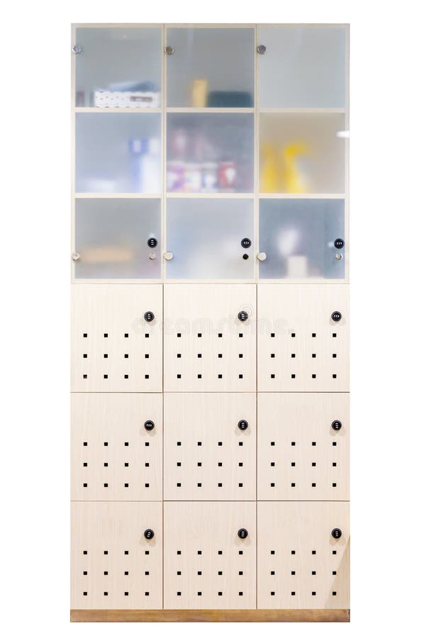 Close Up View of the Closed Locker Stock Image - Image of private ...