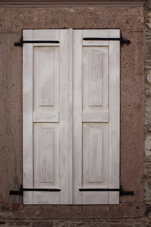 Close Up View of Closed Window Stock Photo - Image of decorative, home ...