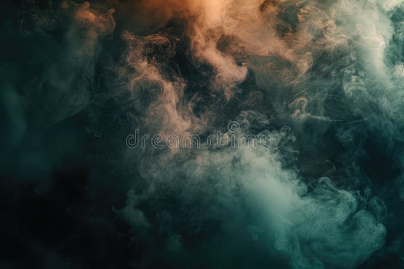 A Close-up View of a Cloud of Smoke Stock Photo - Image of scene ...