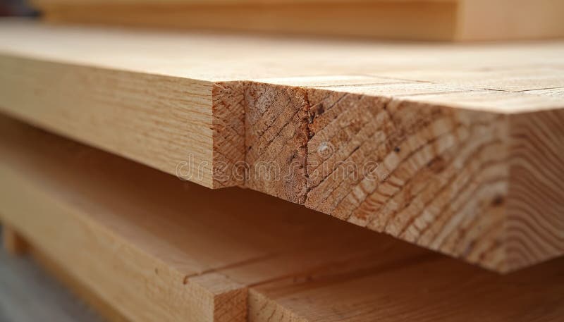 Close-up View of CLT Panel. Visible Wood Layers of Cross-laminated ...