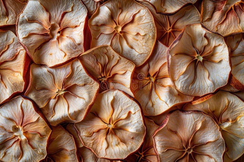 A Close-up View of a Cluster of Dried Apples Withered from Age or ...