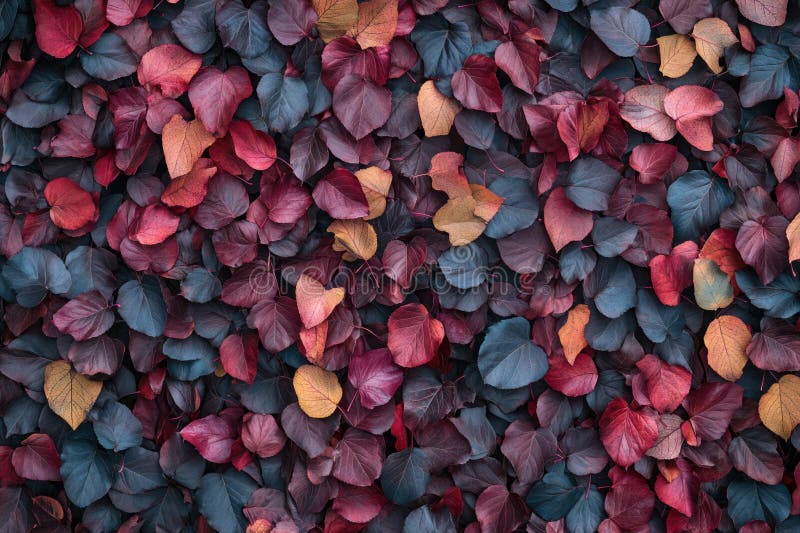 A Close-up View of a Cluster of Leaves, Featuring Intricate Details and ...