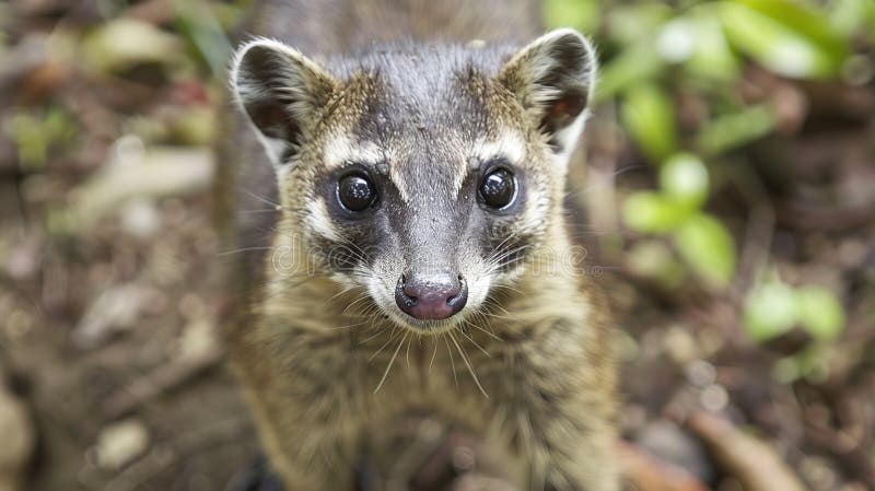 Close Up View of a Coati, Also Known As Coatimundis. Generative Ai ...