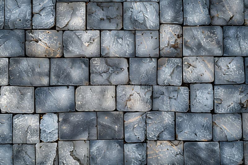 Close-up View of a Cobblestone Path Showcasing Texture and Patterns ...