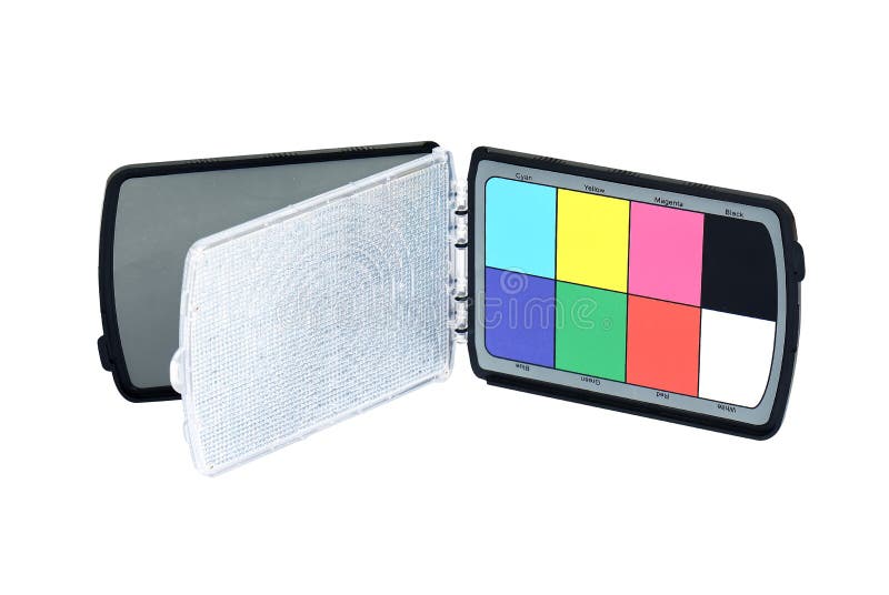 Close Up View of Color Checker Stock Image - Image of accessory, color ...