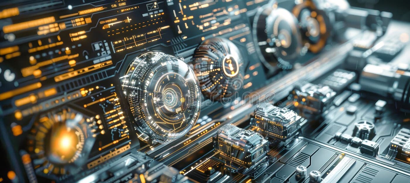 Technological Interface Stock Illustrations – 11,537 Technological ...