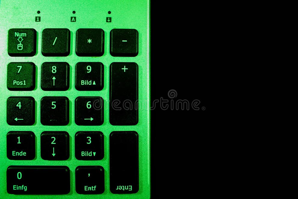 Close Up View of Computer Keyboard with Upside Down Enter Key or Button ...