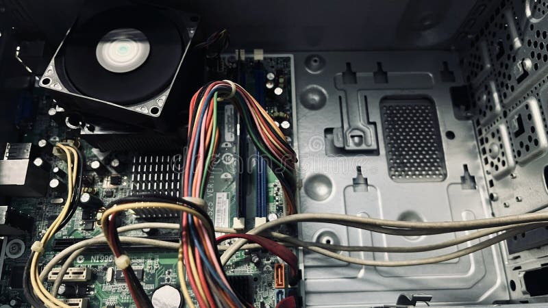 A Close Up View of a Computer Process Outsourcing Machine Parts Stock ...