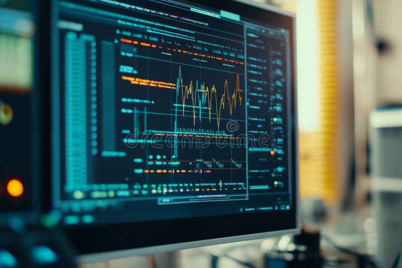 Close-up View of a Computer Screen Showcasing a Detailed Python Script Focused on Data Cleaning ...