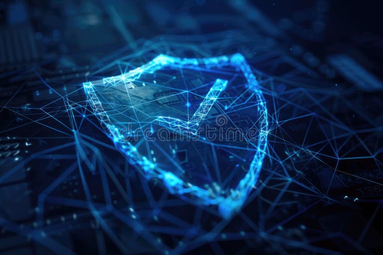 A Close-up View of a Computer Shield Sitting on Top of a Motherboard ...