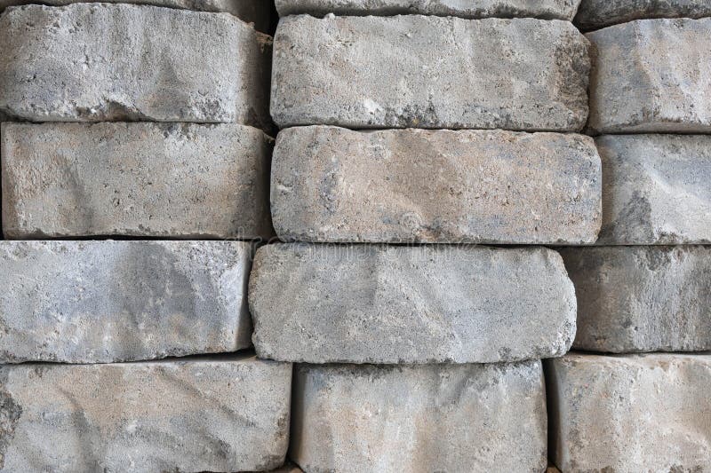 Close-up View of Concrete Landscape Paver Blocks Stock Photo - Image of ...