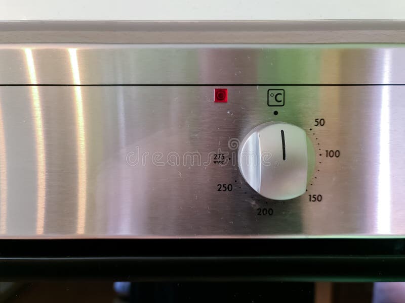 Close-up View of the Control Panel of a Modern Stove Stock Photo ...