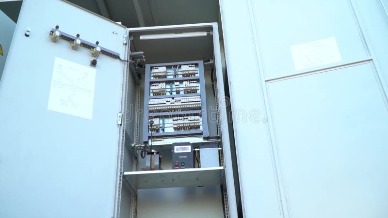 Close Up View of a Control Panel of a Transformer with Buttons and ...