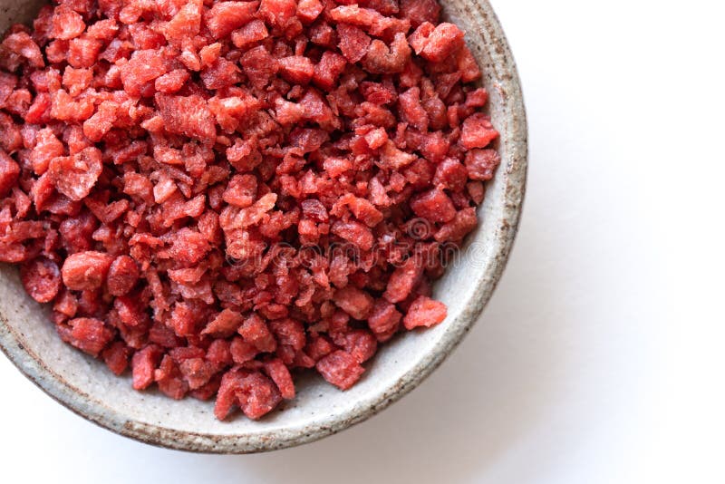 Bacon Bits Spilled from a Jar Stock Image - Image of macro, spilled ...