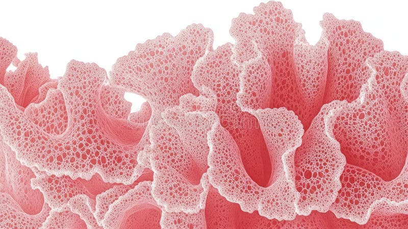 Close-up View of Coral-like Structures, Showcasing Intricate Textures ...