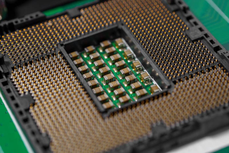 Motherboard Pcb View To Memory Cpu Stock Photos - Free & Royalty-Free ...