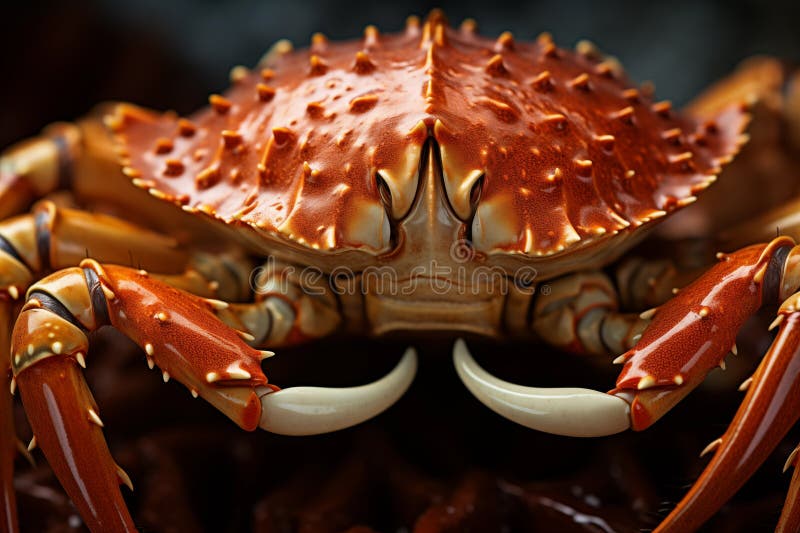 Close-up View of a Crab S Shell and Segmented Legs, Showcasing ...