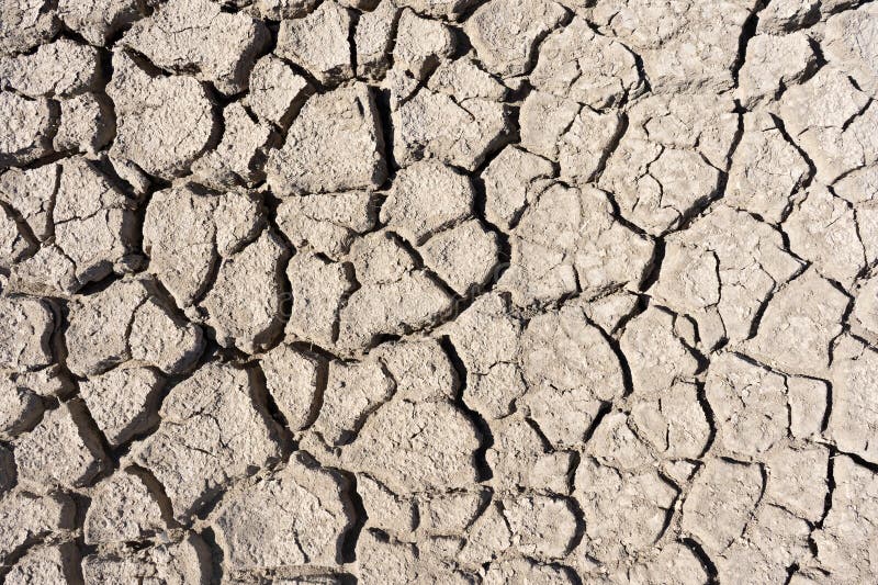 Cracked and Desolate: a Close-Up of a Dry Surface Stock Image - Image ...