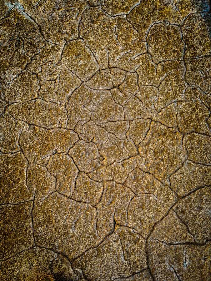 Cracked Earth Texture Showcasing Dry and Arid Landscape Pattern Stock ...