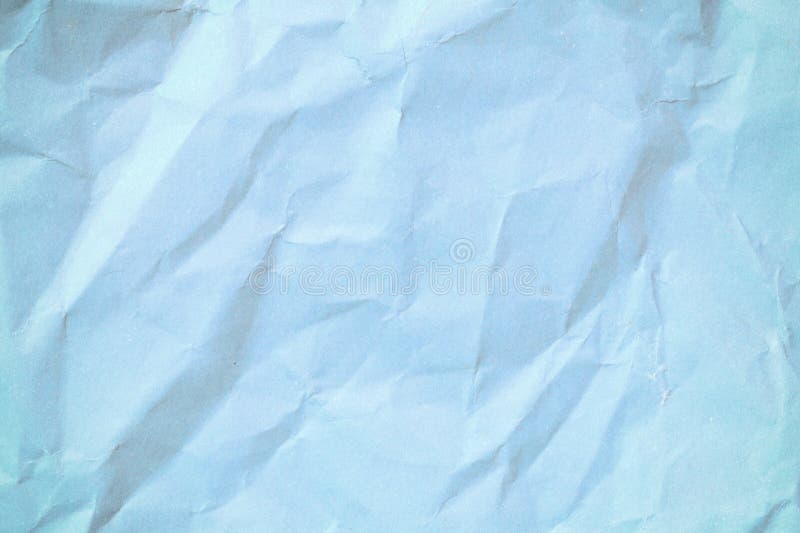 Crumpled Blue Paper Texture for Background Use Stock Image - Image of ...