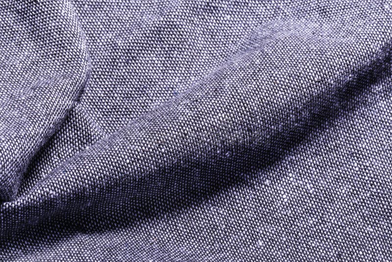 Close Up View of Crumpled, Grey Wool Fabric Background, Jammed Light ...