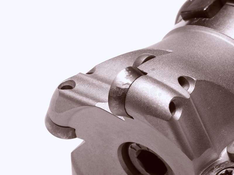 Metal Cutting Tools and Holder with Metal Chips Stock Image - Image of ...