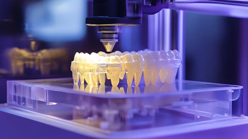 3 d printed dental model stock illustration. Illustration of healthcare ...